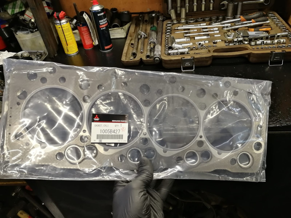 1005B427 Прокладка головки блока цилиндров Mitsubishi | Запчасти на DRIVE2