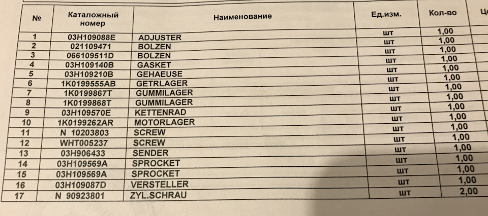 03H109087D регулятор фаз газора VAG | Запчасти на DRIVE2