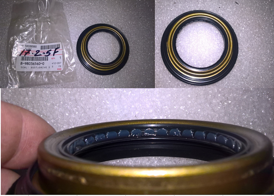 8980365600 Кольцо уплотнительное сальника поворотного кулака Isuzu ...