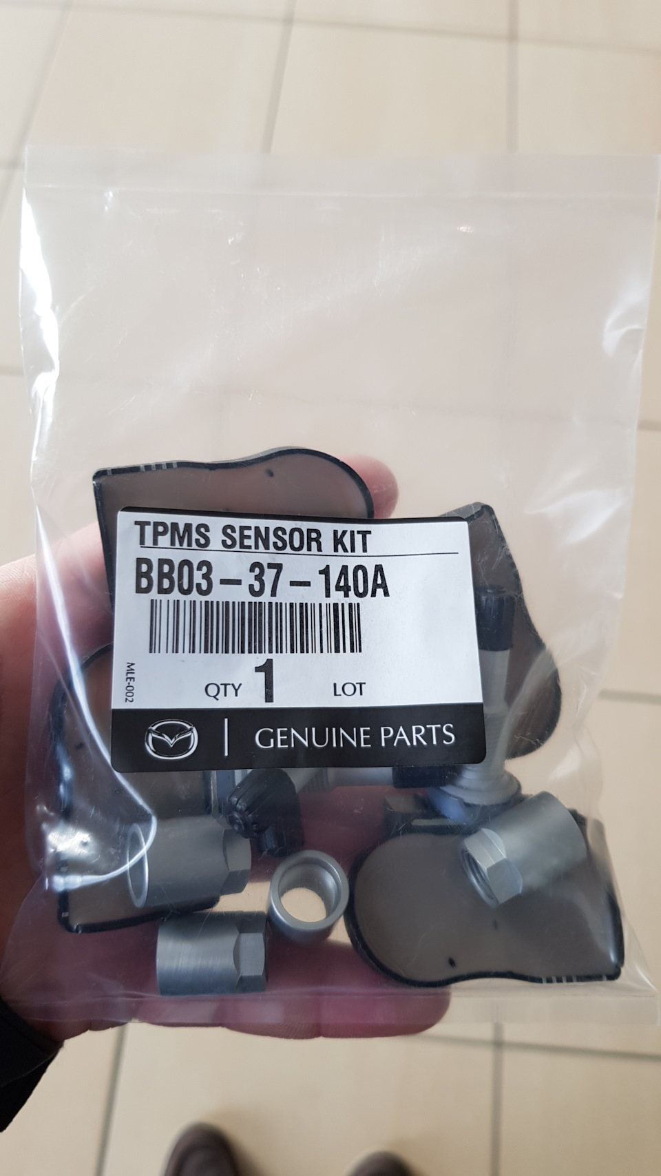 BB0337140A Комплект датчиков давления шин, 4шт Mazda | Запчасти на DRIVE2