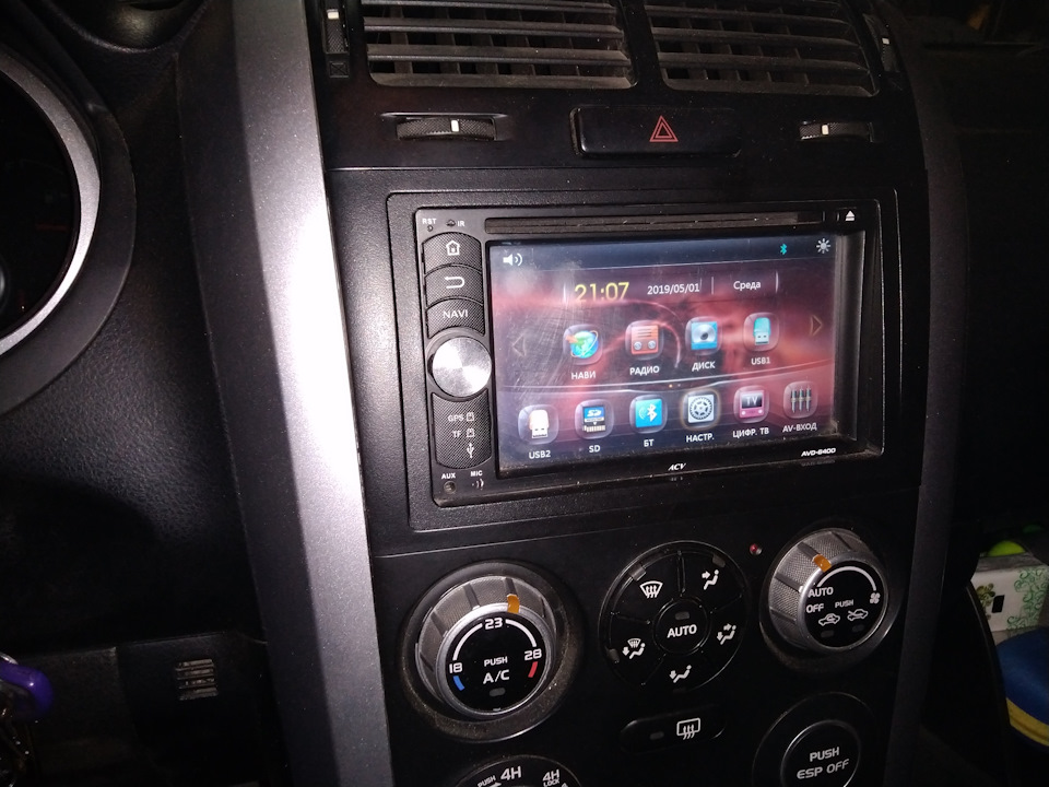 Отзыв по магнитоле ACV AVD-6400 — Suzuki Grand Vitara (2G), 2 л, 2007 ...