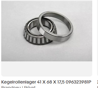 096323981P Подшипник, ступенчатая коробка передач VAG | Запчасти на DRIVE2