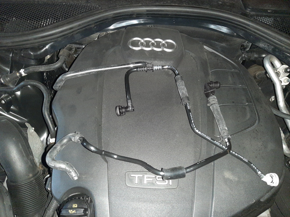 Замена трубок охлаждения. — Audi A6 (C7), 2 л, 2016 года | другое | DRIVE2