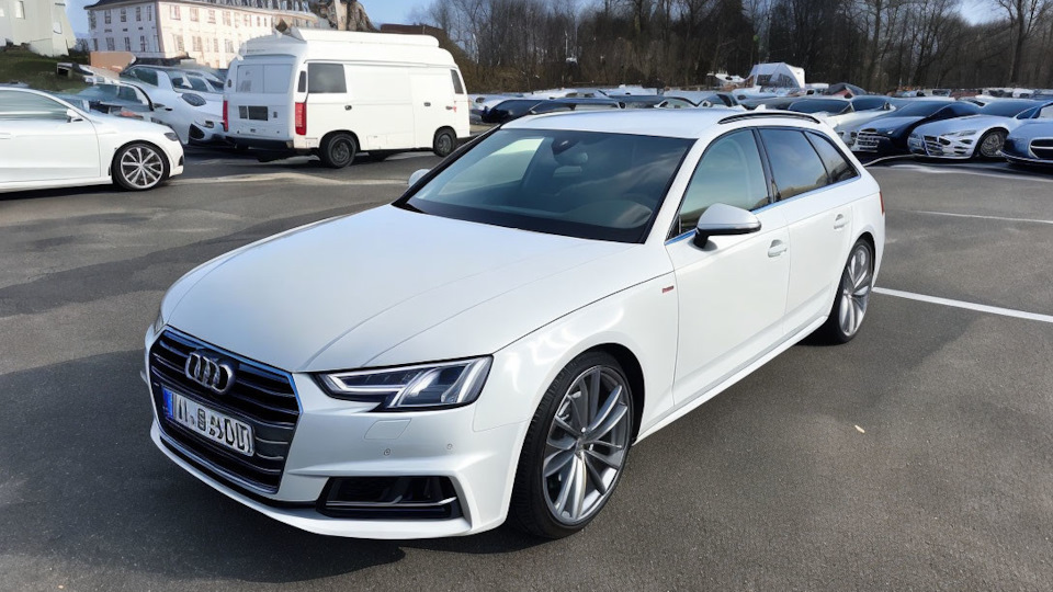 Audi A4 Avant (B9) 2.0 дизельный 2018 | Avant White на DRIVE2