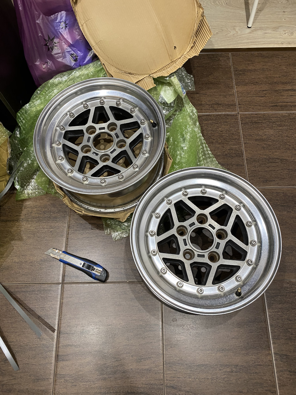 August Feroce 14x6,5 (Front) — Toyota Crown Wagon (S130), 2 л, 1989 ...