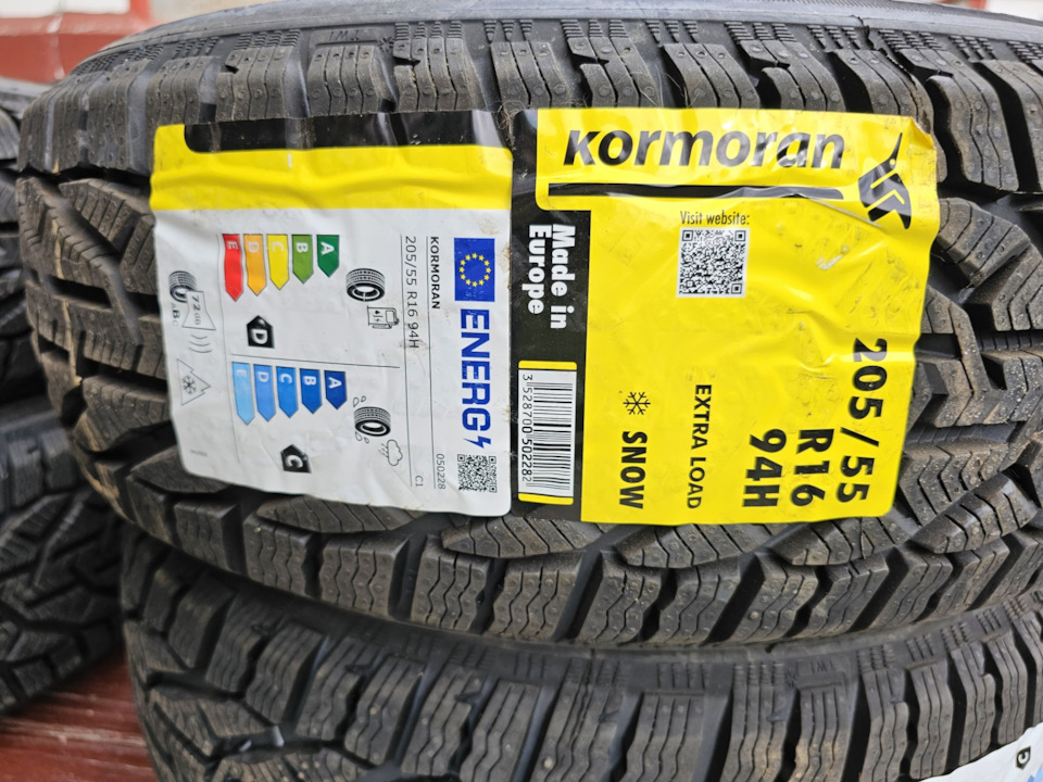 Купил новую зимнюю резину Kormoran Snow 205/55R16 94H — Volkswagen ...
