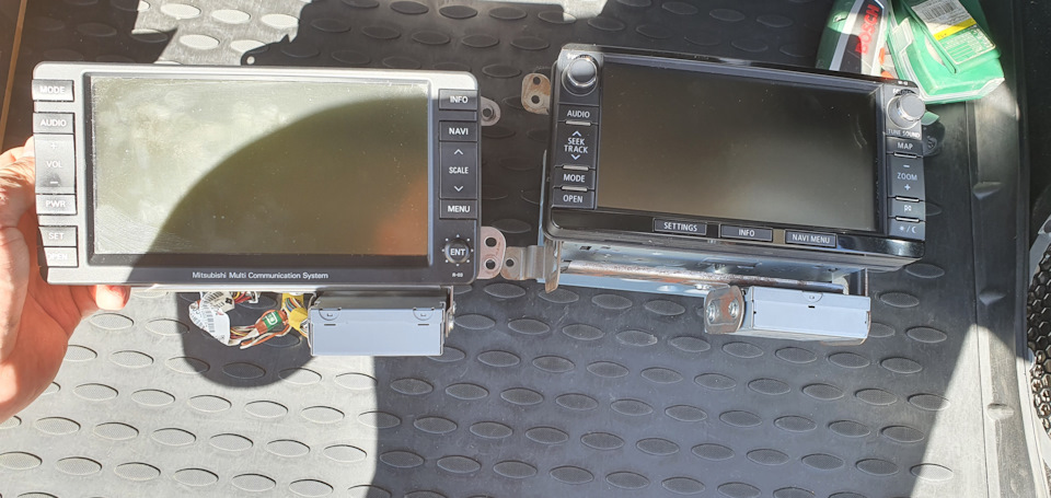 45. Доработка MMCS до W-серии. Часть вторая, установка — Mitsubishi ASX ...