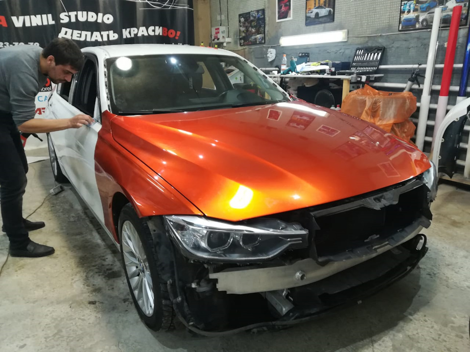Новый цвет — Paprika orange — BMW 3 series (F30), 2 л, 2012 года ...