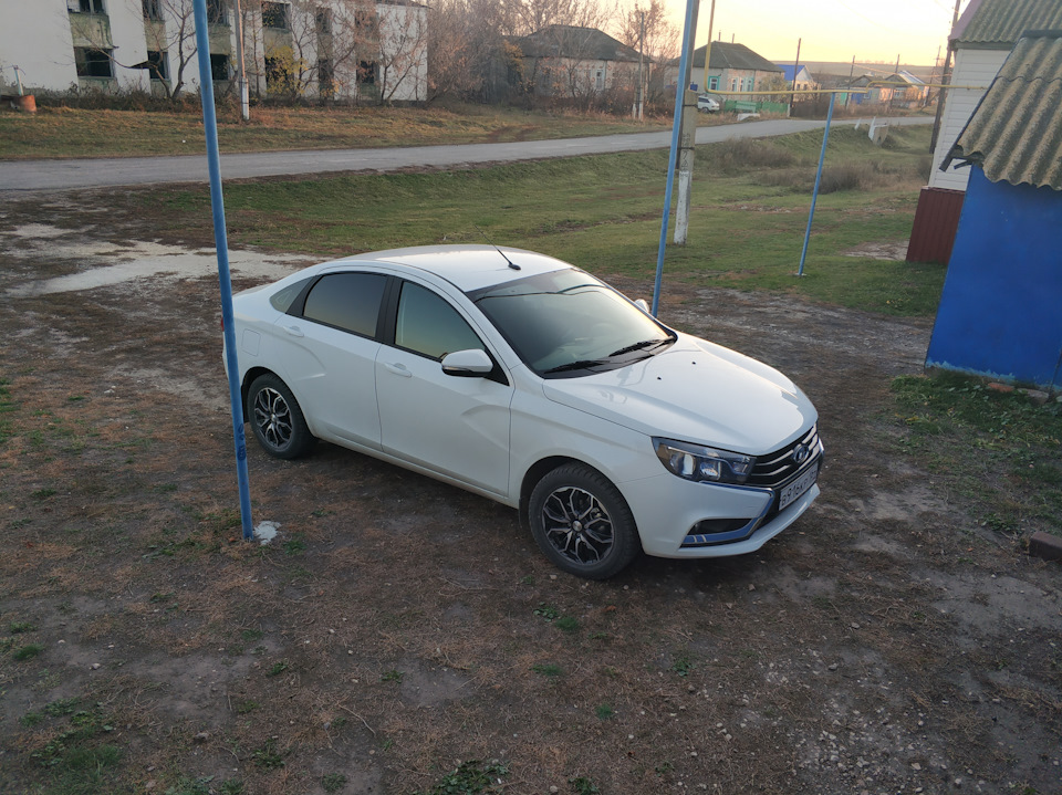 Новые диски — Lada Vesta (1G), 1,8 л, 2019 года | колёсные диски | DRIVE2