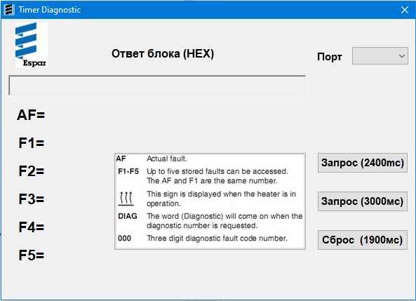 Программа Diagnostic Timer Eberspacher — DRIVE2