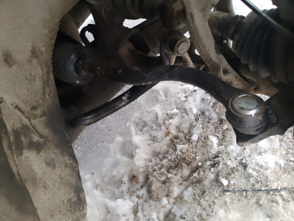 Рулевой наконечник. — Honda Accord (7G), 2,4 л, 2004 года | поломка ...