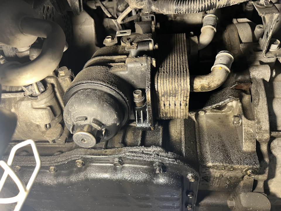 ТО и чистка датчика, замена прокладок теплообменника на масляном ...