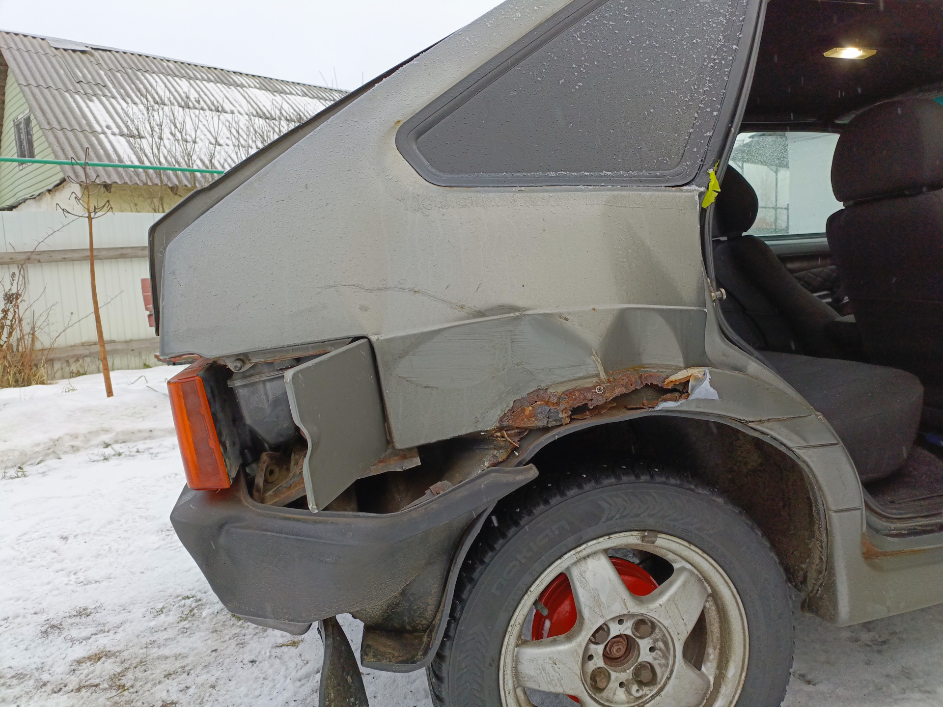 Полная печаль — Lada 21091, 1,5 л, 1994 года | ДТП | DRIVE2