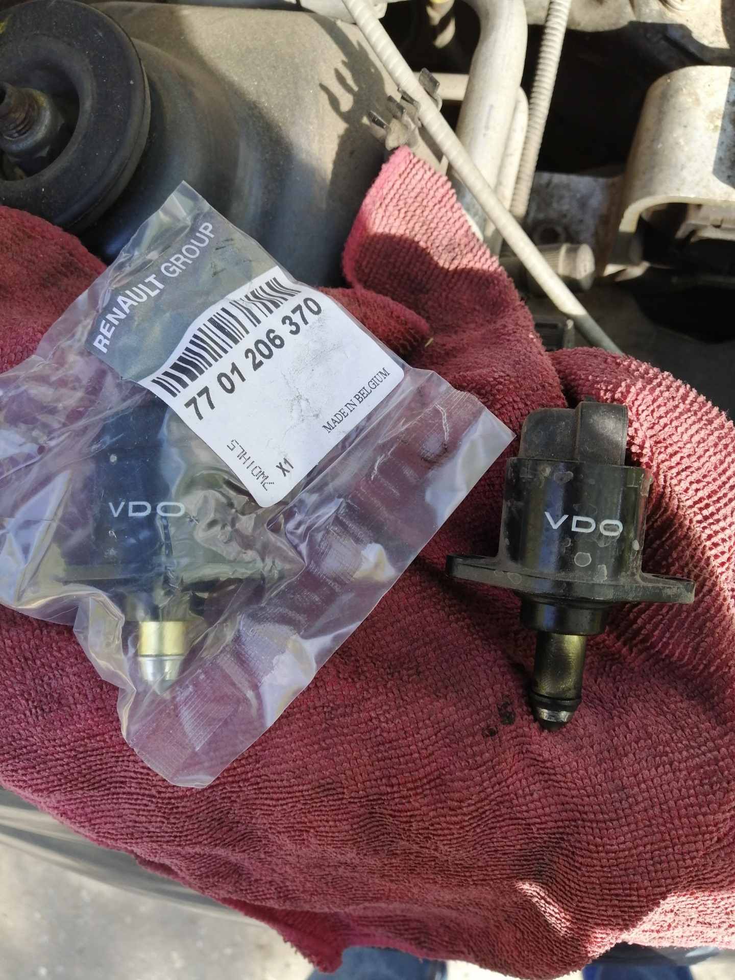 Замера РХХ (VDO) — Renault Logan (1G), 1,6 л, 2009 года | плановое ТО ...