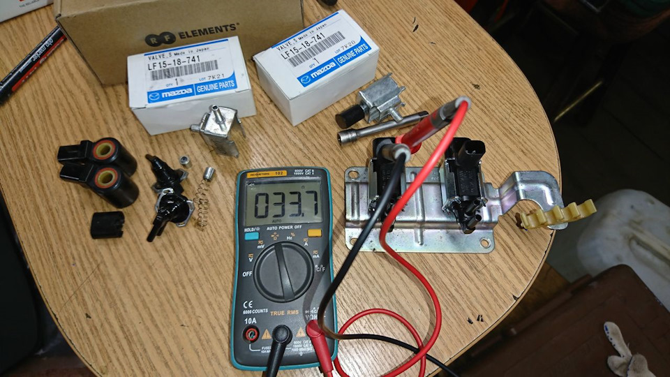 LF1518741 Клапан электоромагнитный Mazda | Запчасти на DRIVE2