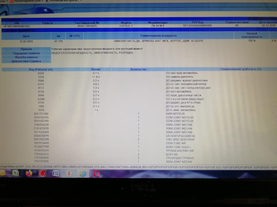 История авто — Renault Espace (5G), 1,6 л, 2016 года | покупка машины ...