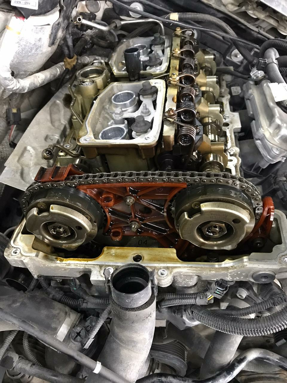 Замена цепей на bmw n20 — BMW 3 series (F30), 2 л, 2012 года | плановое ...