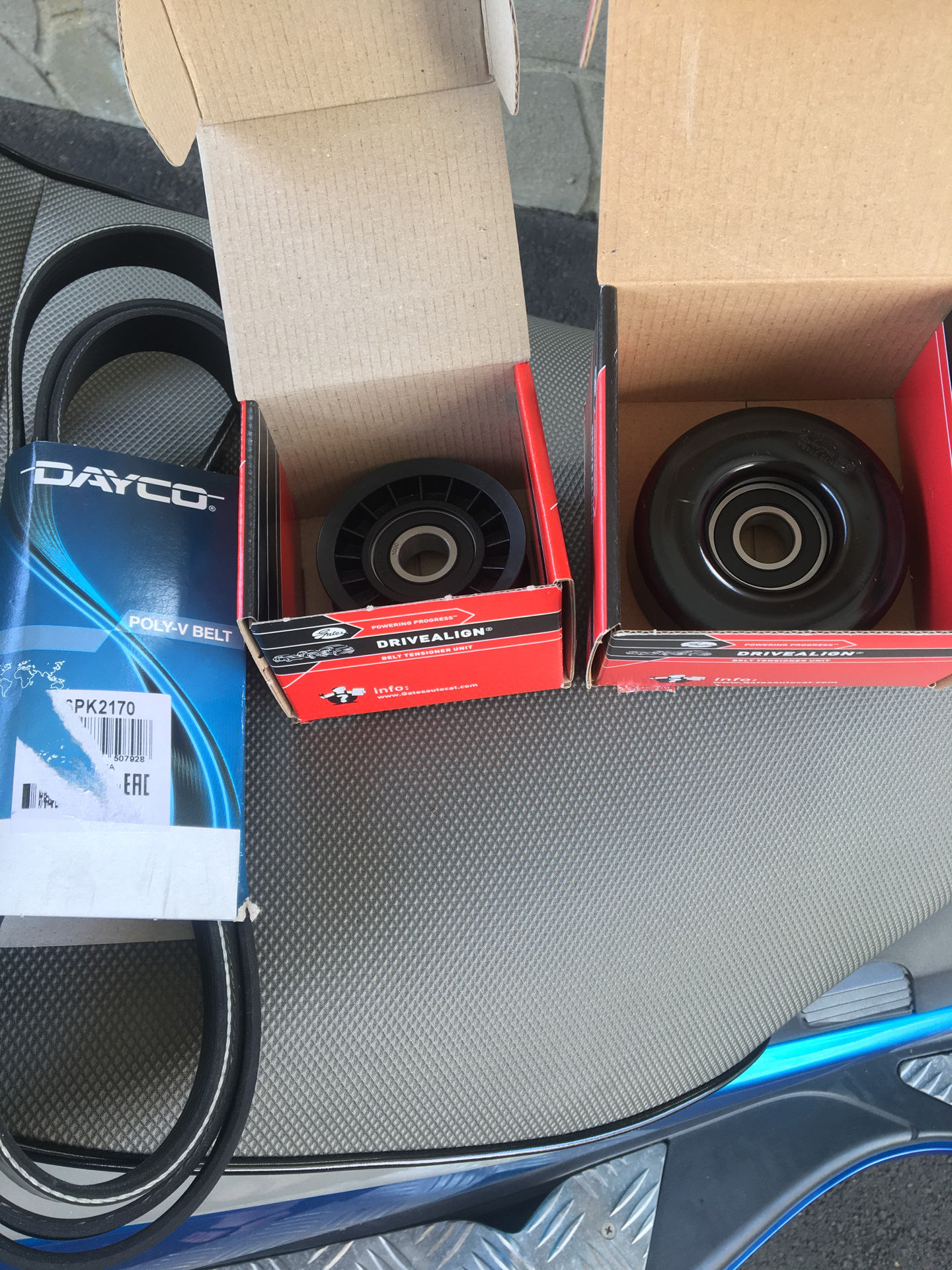 Ролик нятяжителя — Ford Explorer (3G), 4 л, 2002 года | своими руками ...