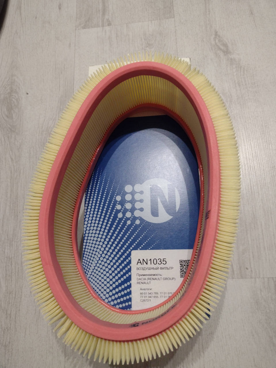 7701047655 Фильтр воздушный RENAULT | Запчасти на DRIVE2