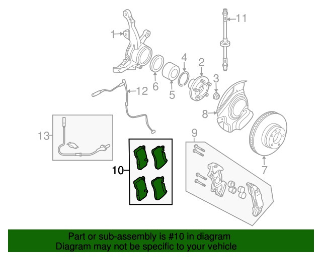 SFP500070 Тормозная колодка Jaguar Land Rover | Запчасти на DRIVE2