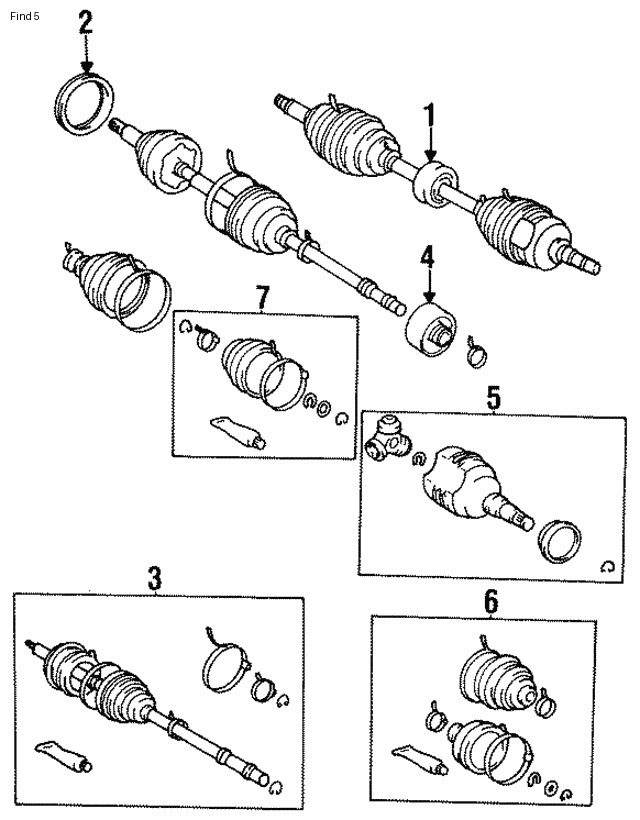 4340312040 ШРУС ВНУТРЕННИЙ 23X34X23. TOYOTA LEXUS | Запчасти на DRIVE2