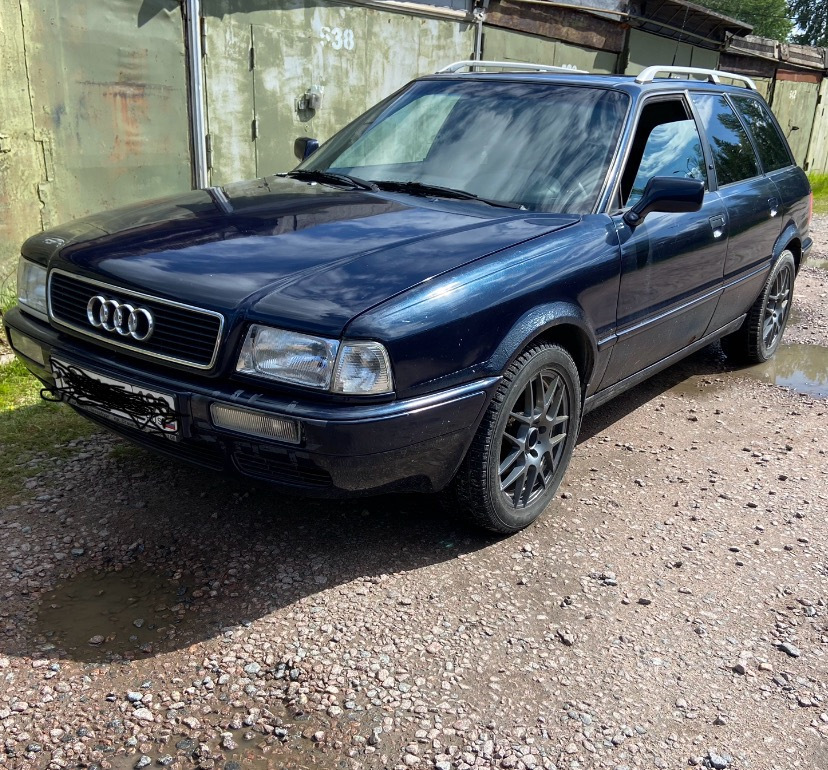 Выезд с гаража. Сьездил на мойку — Audi 80 (B4), 2 л, 1994 года | просто так | DRIVE2
