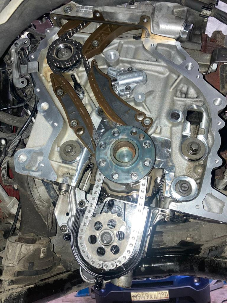 Замена цепей N47 — BMW 3 series (F30), 2 л, 2012 года | визит на сервис ...