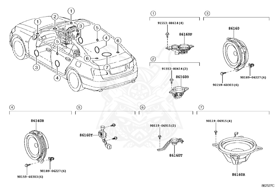 9018906227 TOYOTA LEXUS | Запчасти на DRIVE2