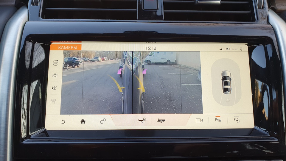 Работа Advanced Tow Assist в Дискавери 5. — Land Rover Discovery V, 3 л ...