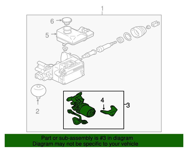 MR977462 Насос гидравлического усилителя тормозов Mitsubishi | Запчасти ...