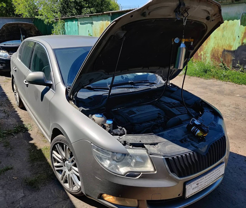 Skoda Superb 1 8 промывка форсунок инжектора — Промывка форсунок