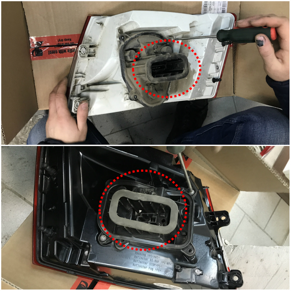 Установка задних фонарей — 5E5945711 и 5E5945712 — Skoda Octavia A7 Mk3 ...