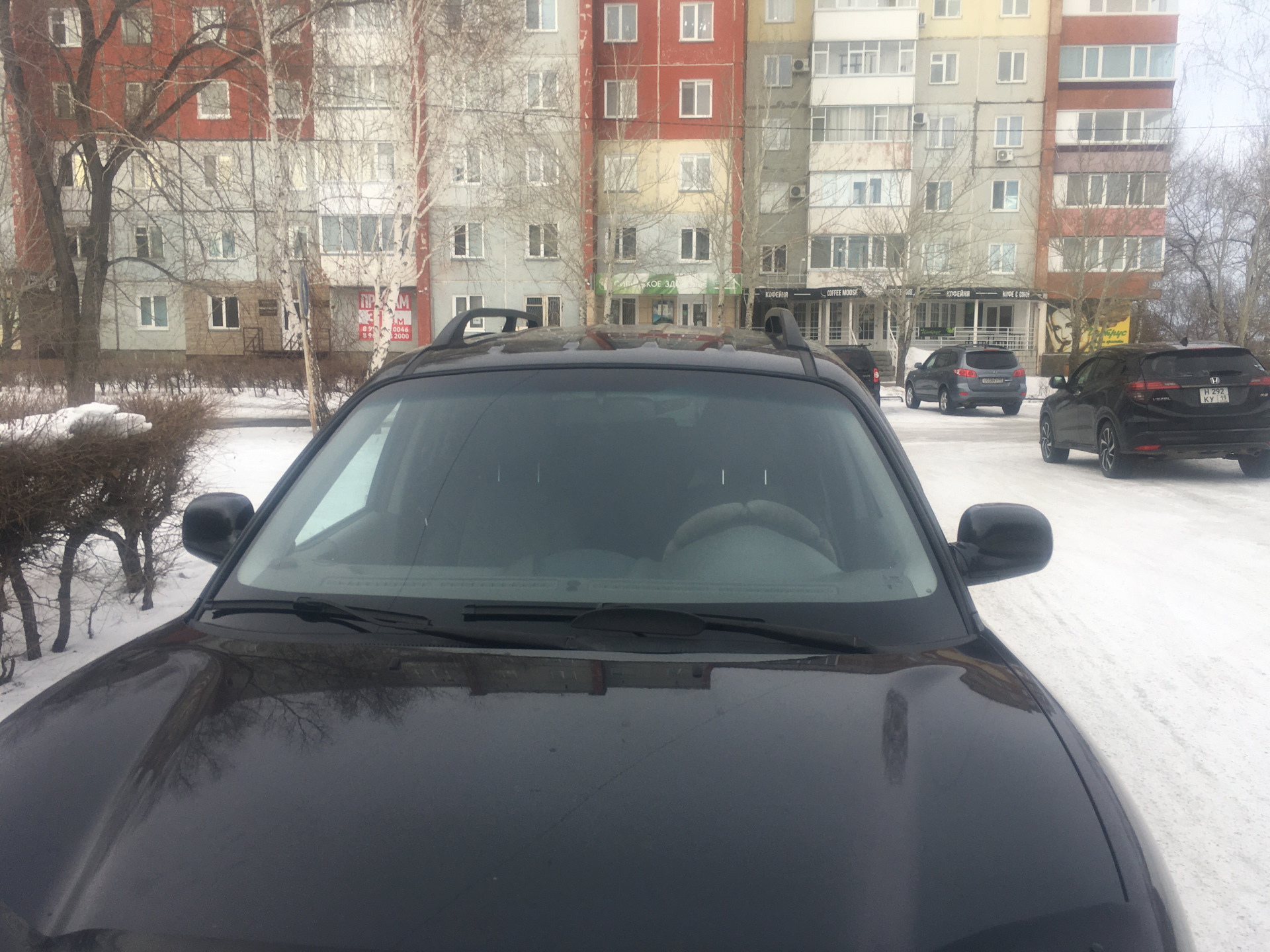 Замена лобового — Hyundai Santa Fe (1G), 2,7 л, 2008 года | визит на ...