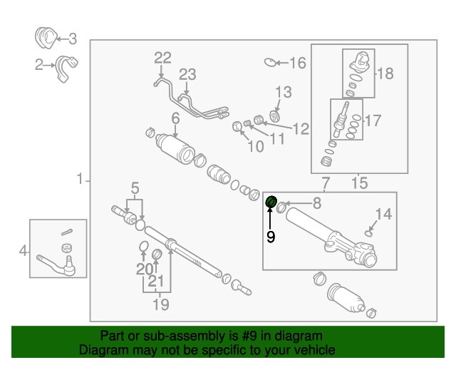 9031035012 Сальник рулевой рейки TOYOTA LEXUS | Запчасти на DRIVE2