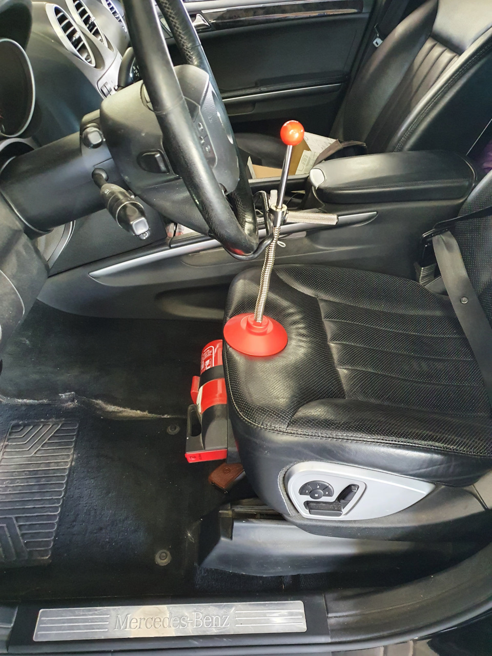 Подшипник рулевого вала. — Mercedes-Benz M-Class (W164), 5,5 л, 2008 ...