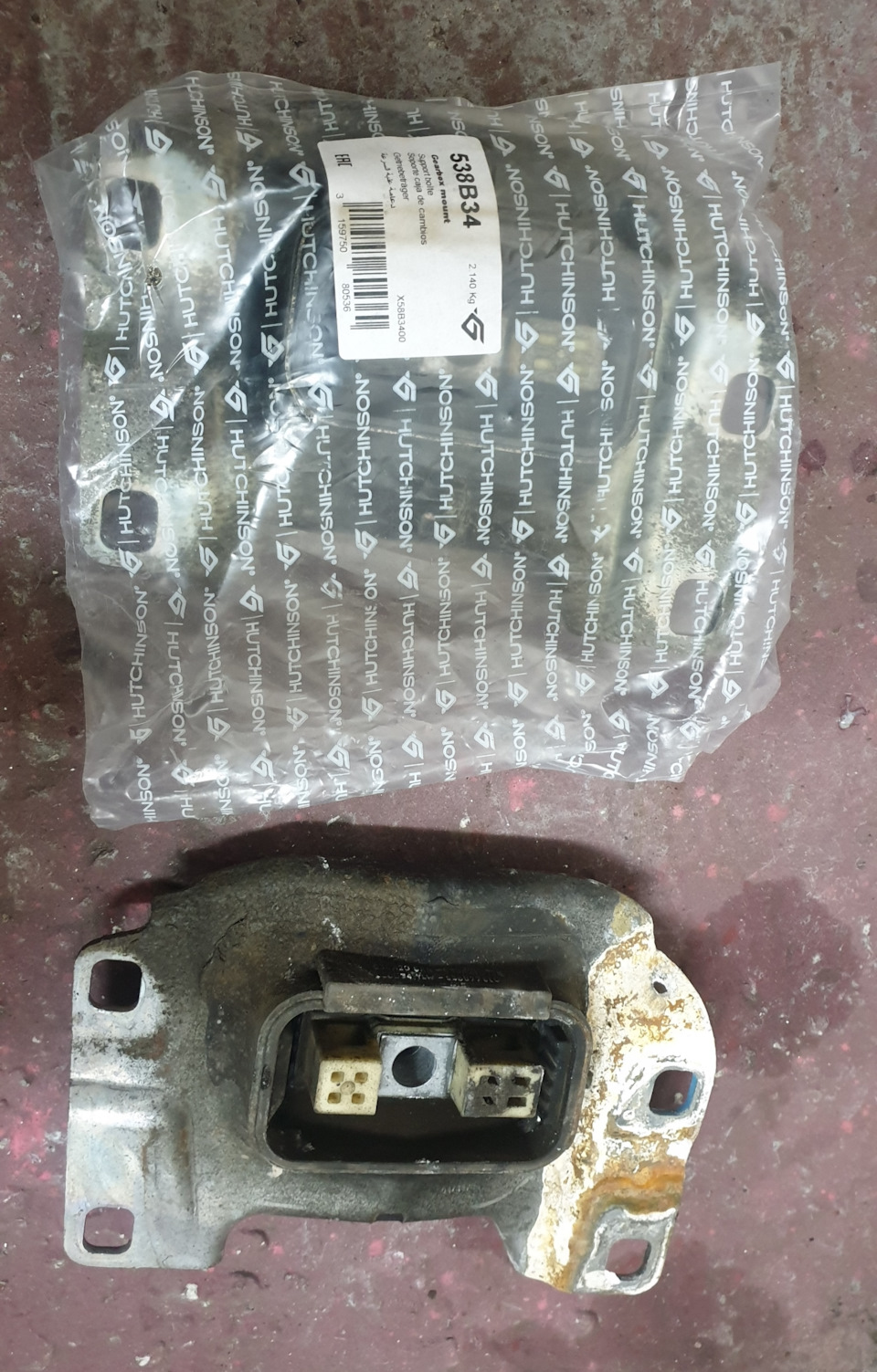 538B34 Подушка кпп Hutchinson | Запчасти на DRIVE2