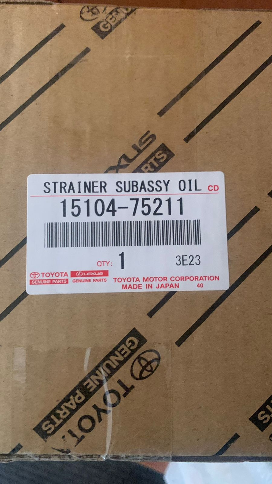 1510475211 Маслоприёмник TOYOTA LEXUS | Запчасти на DRIVE2