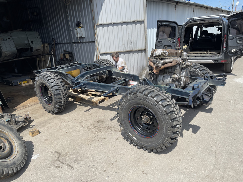 №32 Покупка новой резины (Nortec ET-500 33x10,5x16) — ГАЗ 69, 2,4 л ...