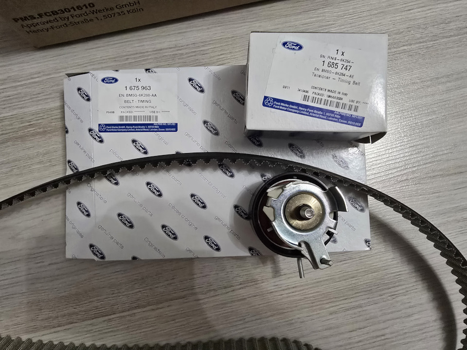 Замена помпы, грм — Ford Kuga (2G), 1,5 л, 2017 года | визит на сервис ...