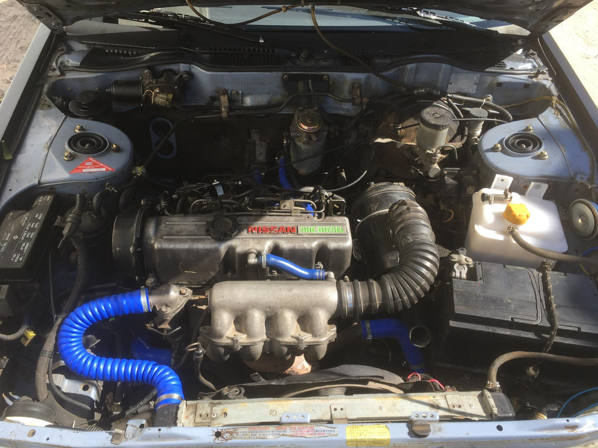 Химичим систему охлаждения — дешево, просто и сердито — Nissan Bluebird ...