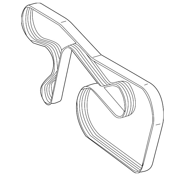 A0019937896 Ремень приводной 2315мм Mercedes | Запчасти на DRIVE2