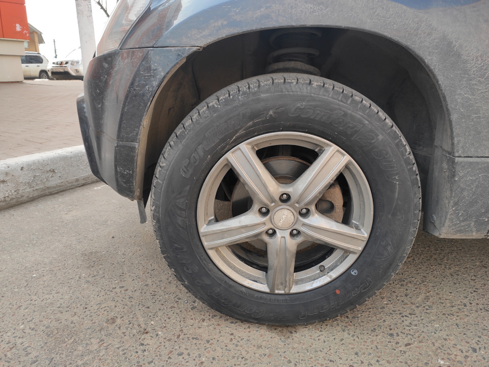 Кордиант зима на кордиант лето — Suzuki Grand Vitara (2G), 2 л, 2011 ...