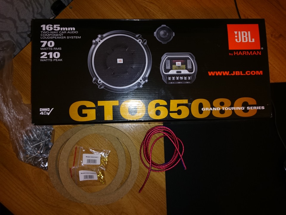 Замена передних динамиков. JBL GTO-6508C. — Honda Accord (8G), 2,4 л, 2008 года | автозвук | DRIVE2