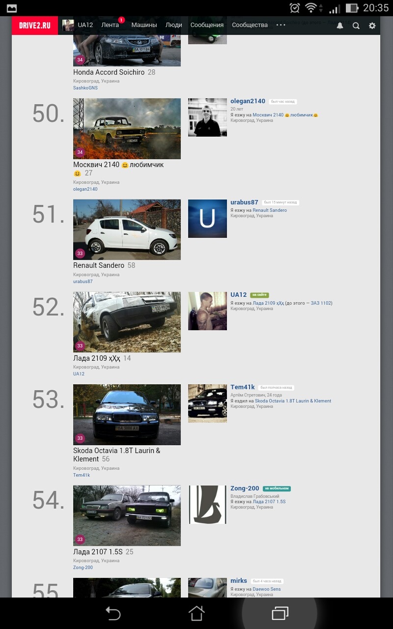 ТОП 100 — Lada 2109, 1,3 л, 1989 года | наблюдение | DRIVE2