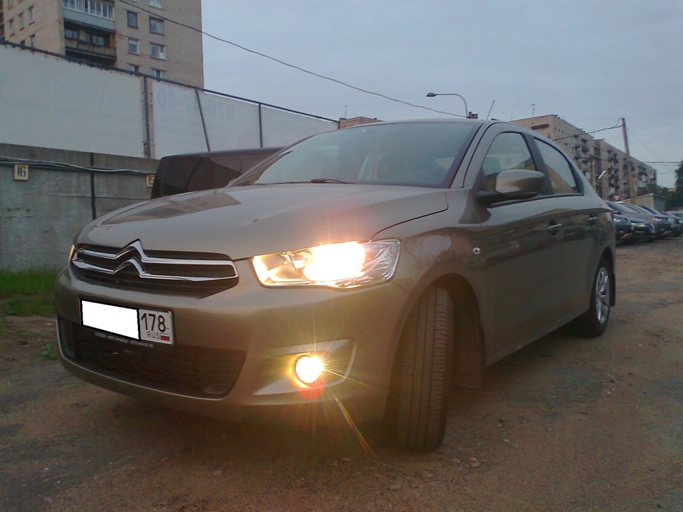 Первая фотосессия — Citroen C-Elysee, 1,2 л, 2013 года | фотография | DRIVE2