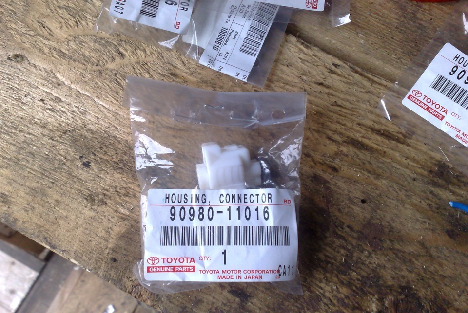 9098011016 Разъем TOYOTA LEXUS | Запчасти на DRIVE2