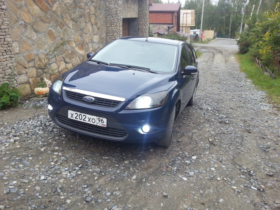 Поставил ксенончик с туманками — Ford Focus Wagon II, 1,6 л, 2008 года ...