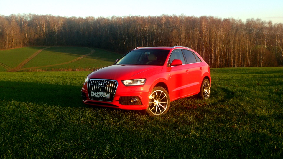 На дачу, на часик! — Audi Q3 (1G), 2 л, 2014 года | фотография | DRIVE2