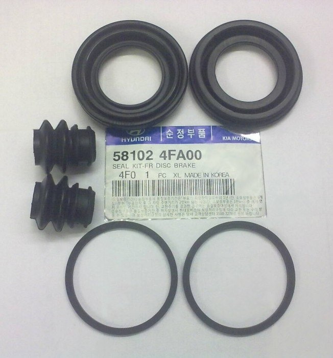 581024FA00 КОМПЛЕКТ УПЛОТНЕНИЙ ТОРМОЗНОГО СУППОРТА (8ШТ) KIA HYUNDAI ...