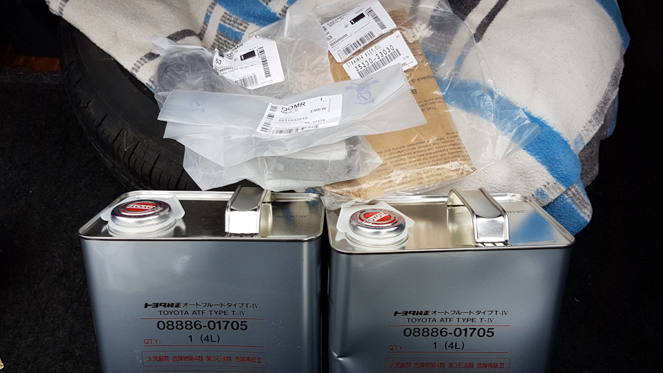 39. Масло и Фильтра АКПП — Toyota Solara I, 3 л, 2000 года | запчасти ...